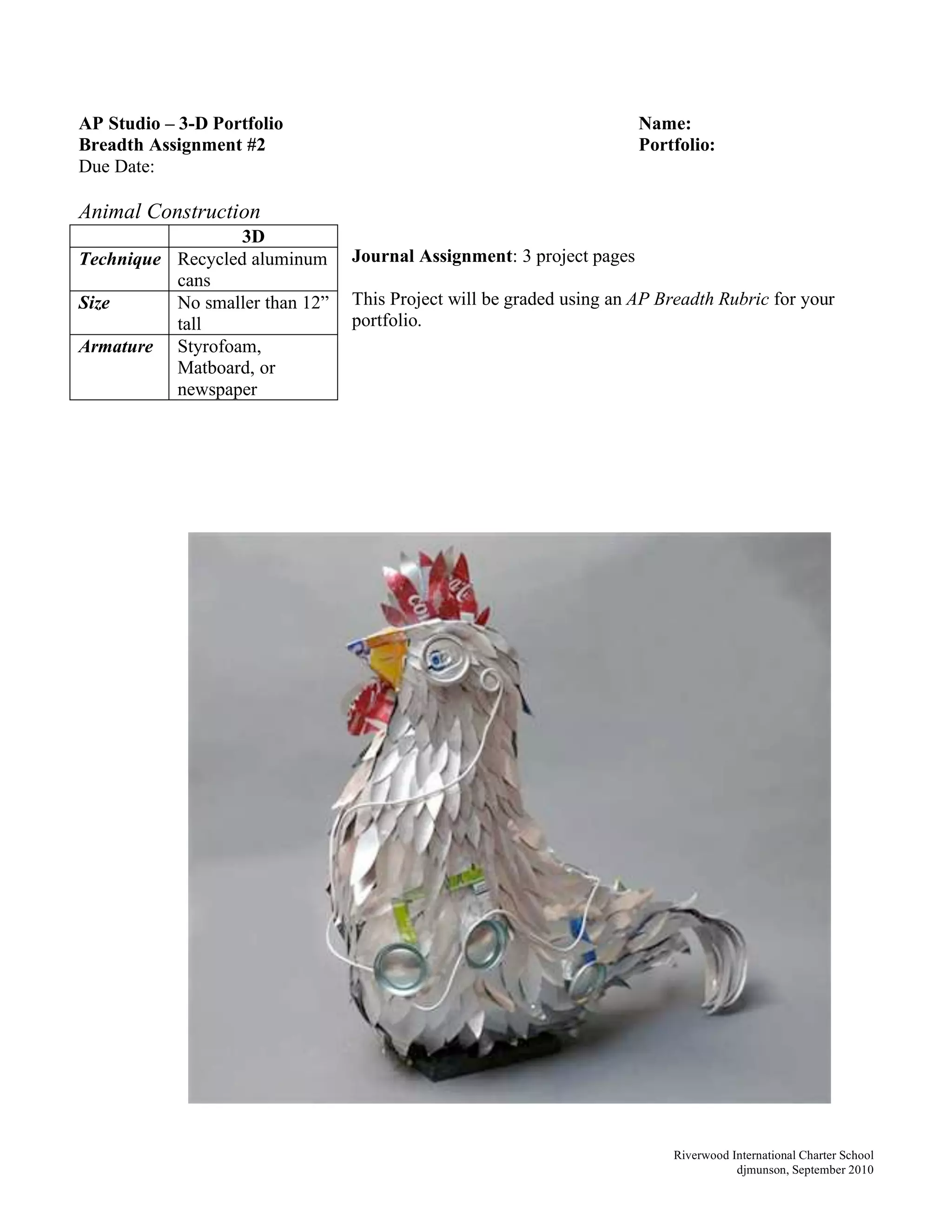 10 breadth2 3-d aluminum animals | PDF