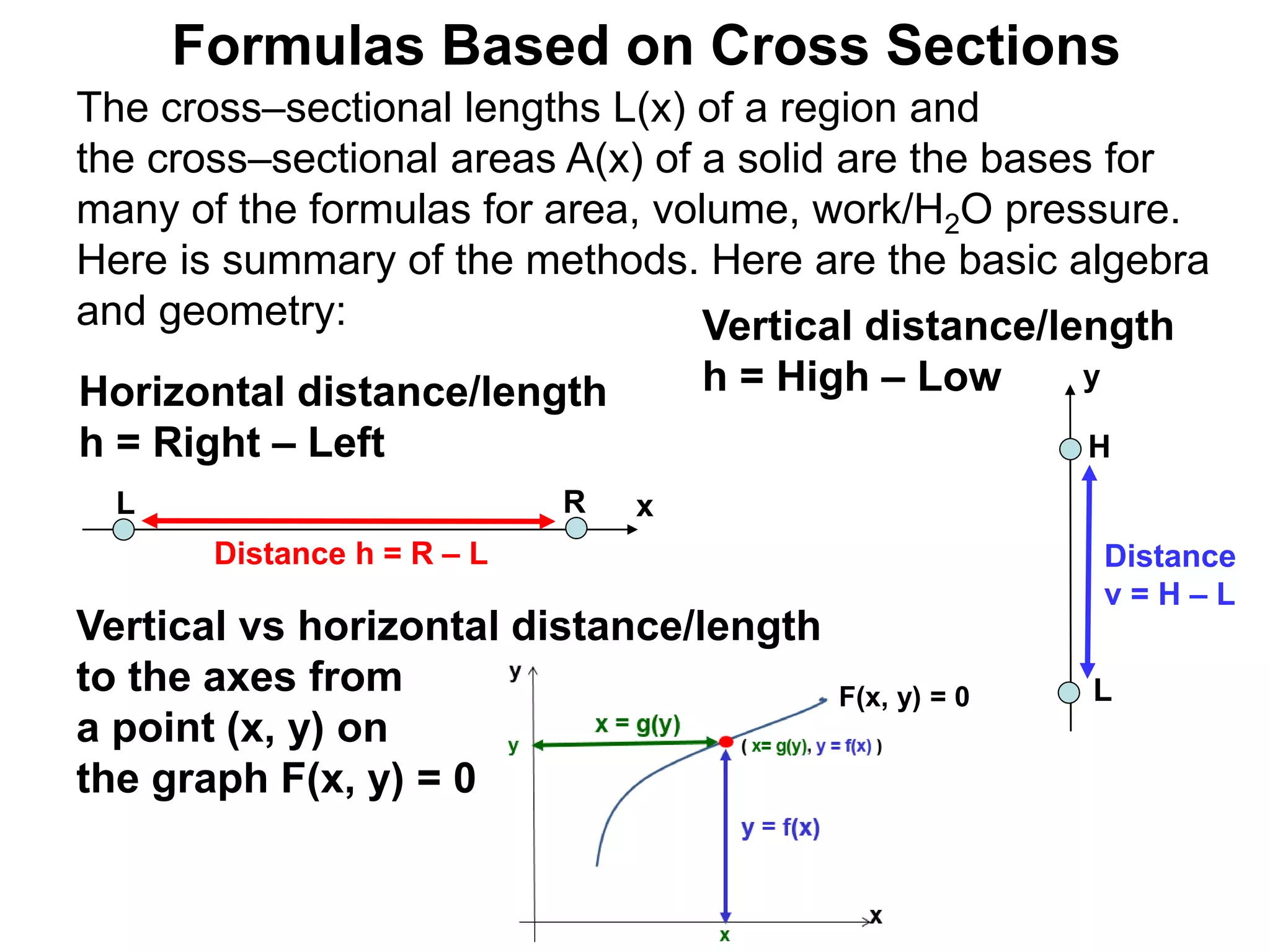 10 b review-cross-sectional formula | PPTX | Physics | Science