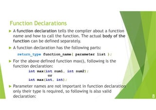 programlama fonksiyonlar c++ hjhjghjv jg | PDF