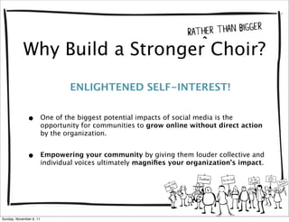 Christina Samala, Story of Stuff- How to build a stronger choir | PPT