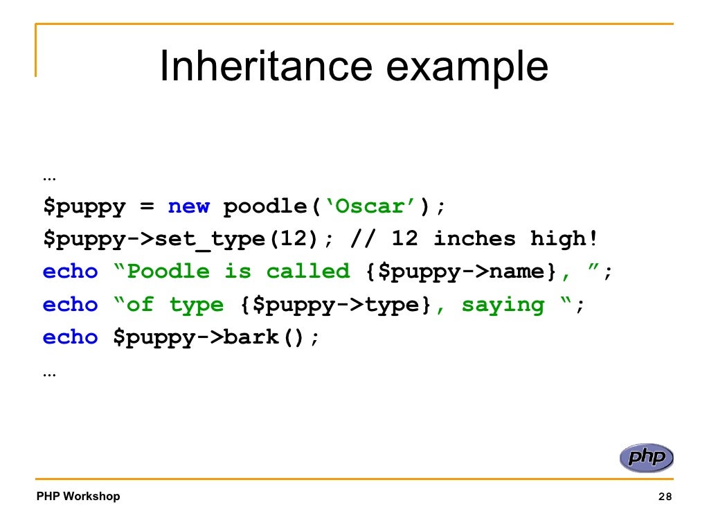 Class And Objects In Php