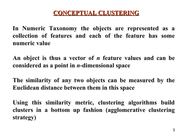 Clustering in artificial intelligence | PPT | Computing | Technology & Computing