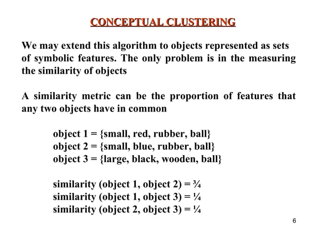 Clustering in artificial intelligence | PPT | Computing | Technology & Computing