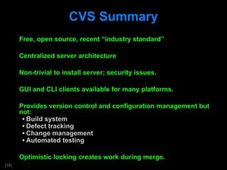 Introduction to Version Control and Configuration Management | PPT
