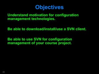 Introduction to Version Control and Configuration Management | PPT