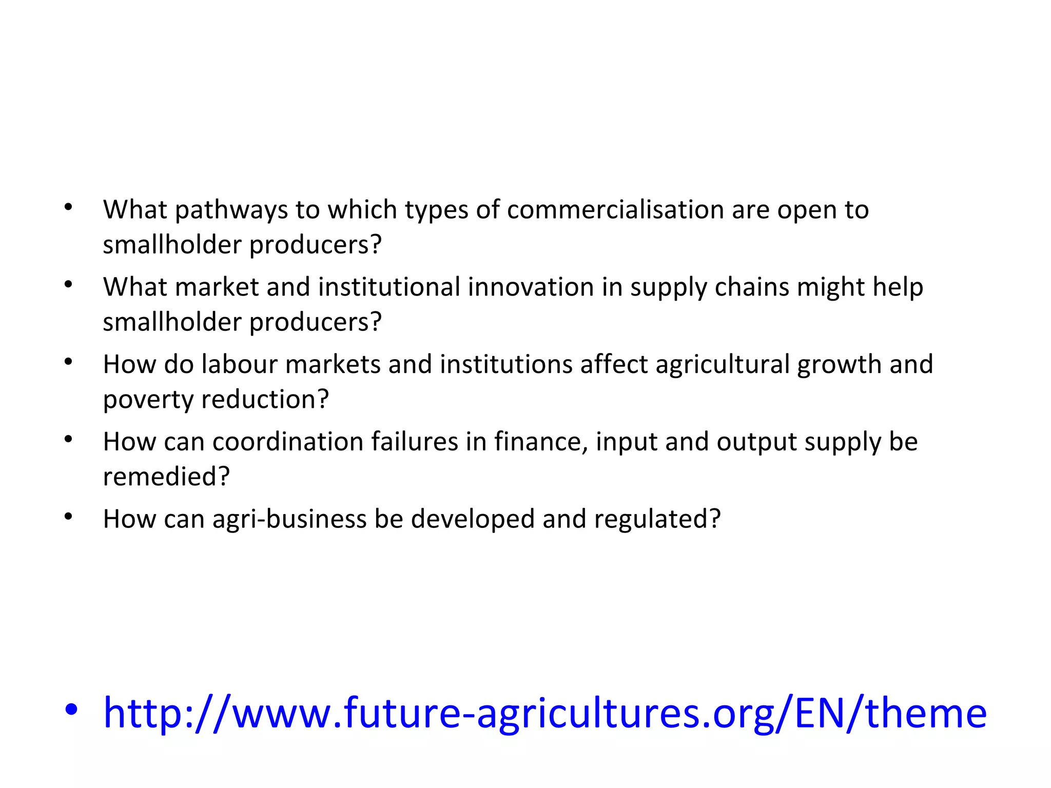 10. commercialisation of agriculture plantations | PPT