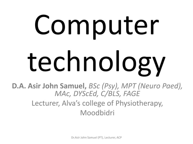 10.computer technology in Research | PDF | Computer Software and Applications | Computing