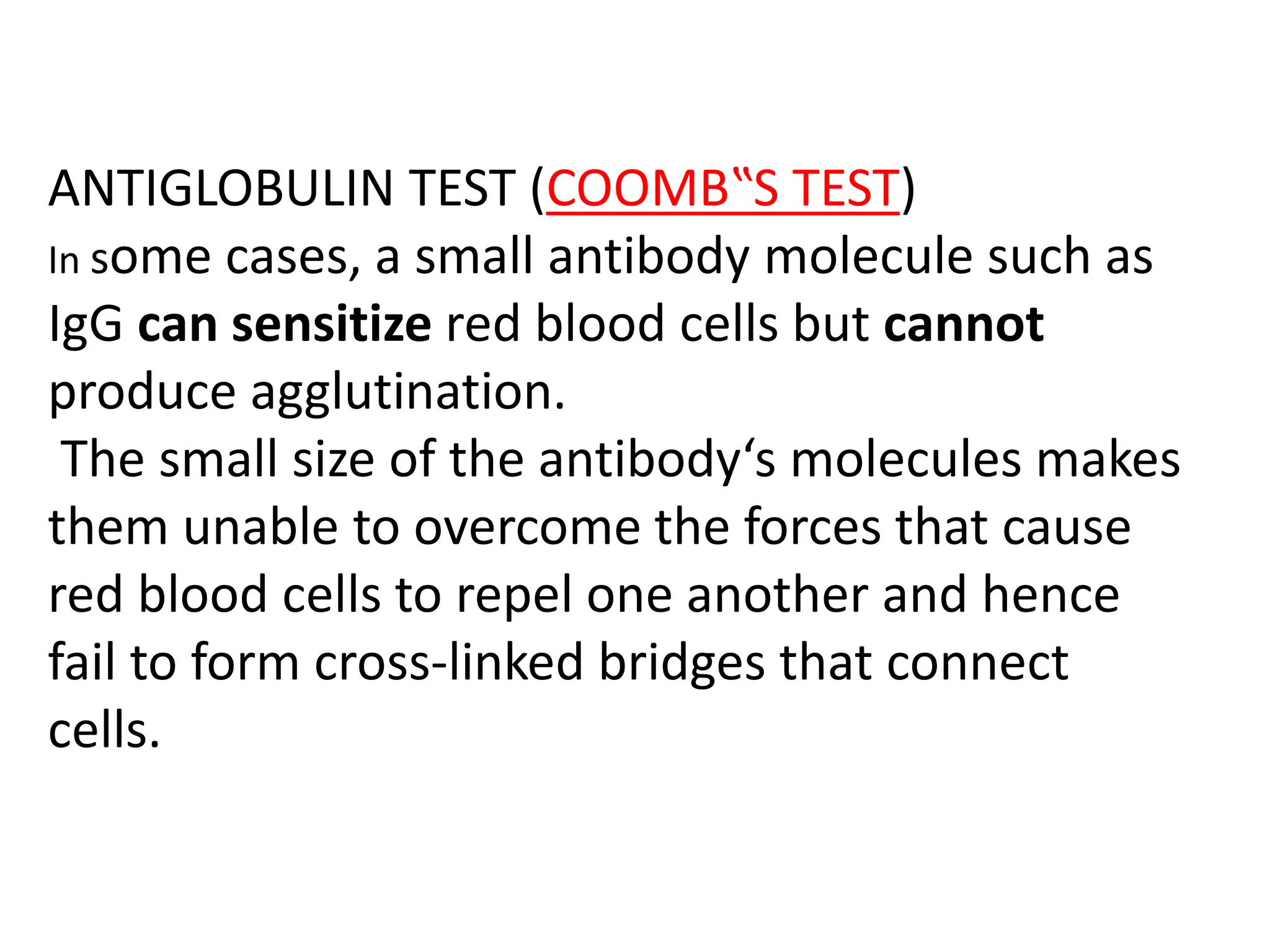 coombs test | PPTX