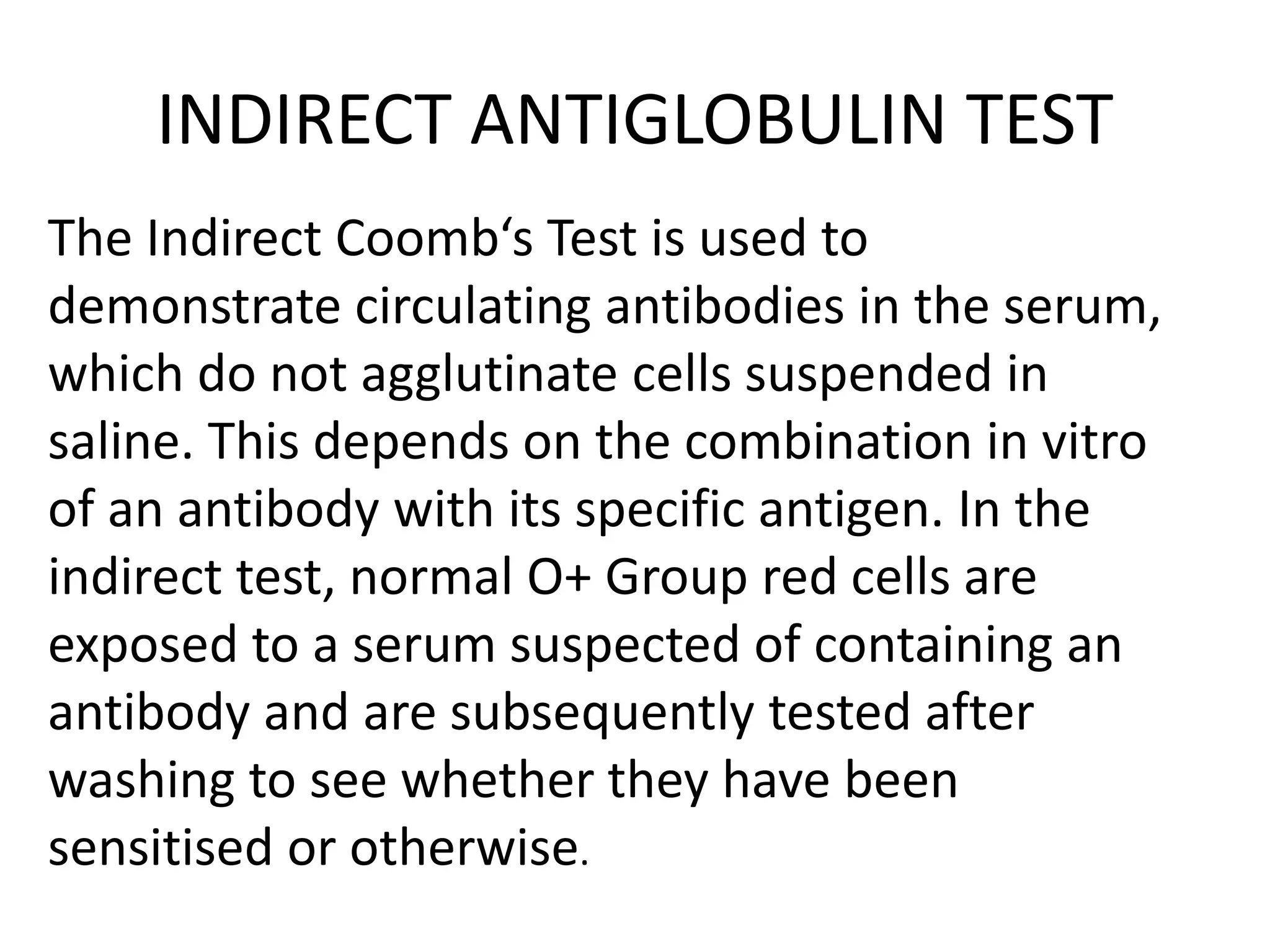 coombs test | PPTX