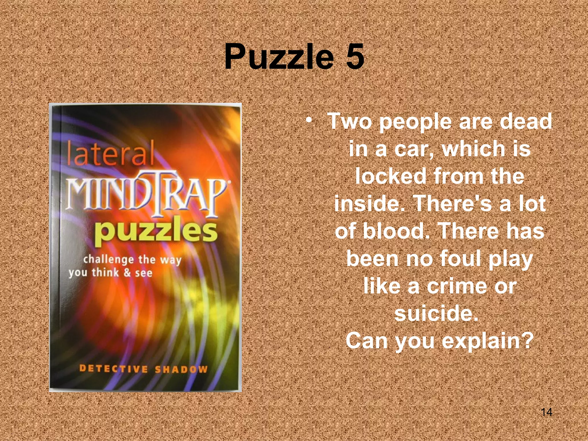 10 Creative Thinking Puzzles | PPT