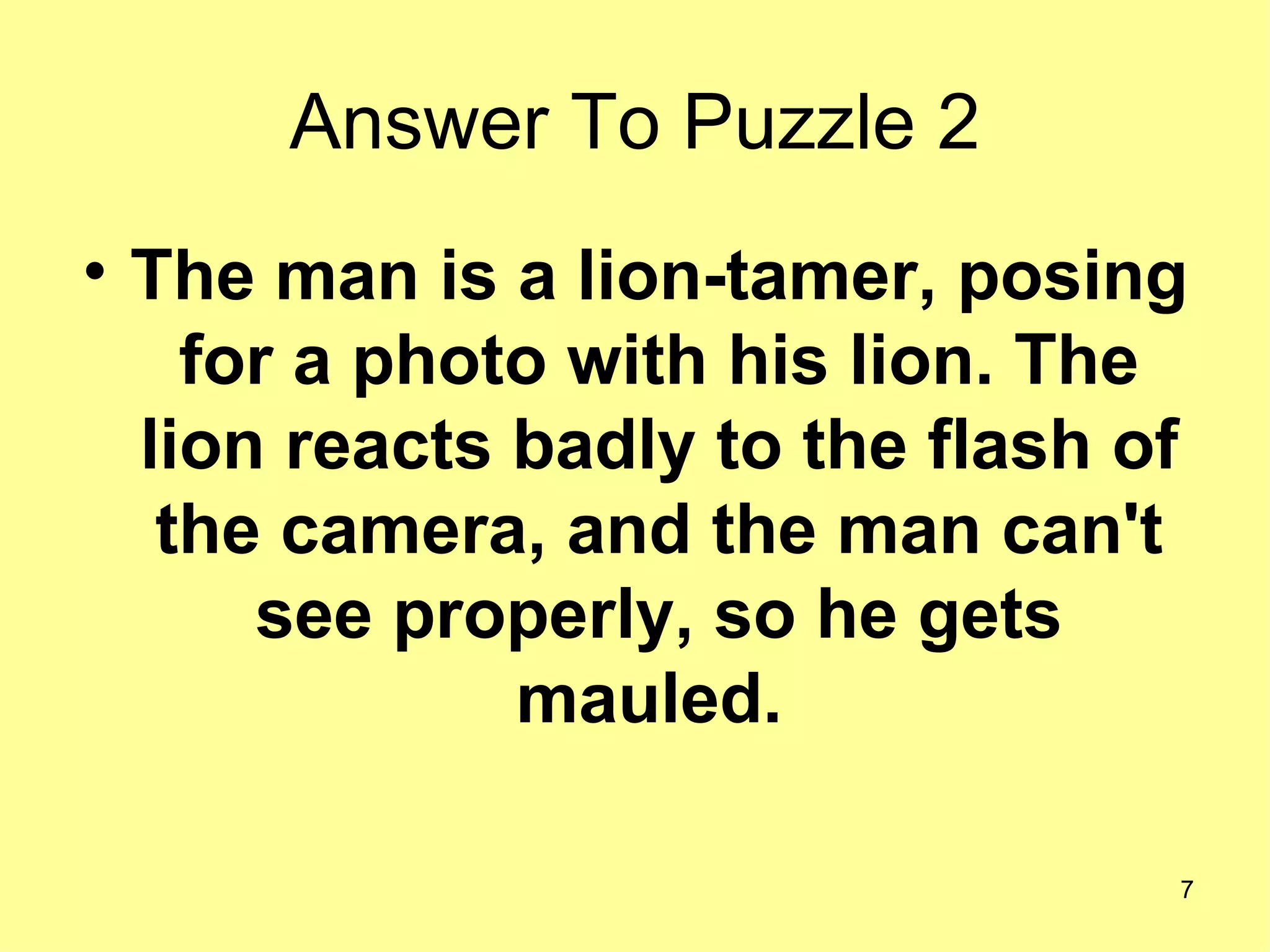 10 Creative Thinking Puzzles | PPT