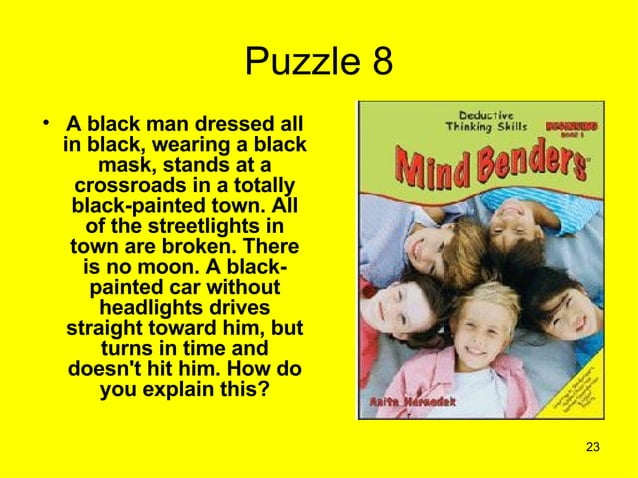 10 Creative Thinking Puzzles | PPT