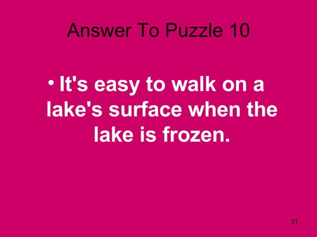 10 Creative Thinking Puzzles | PPT