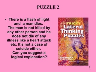 10 Creative Thinking Puzzles (edited) | PPT