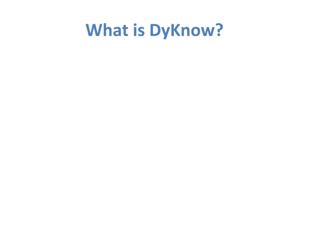 10 Days to DyKnow | PPT