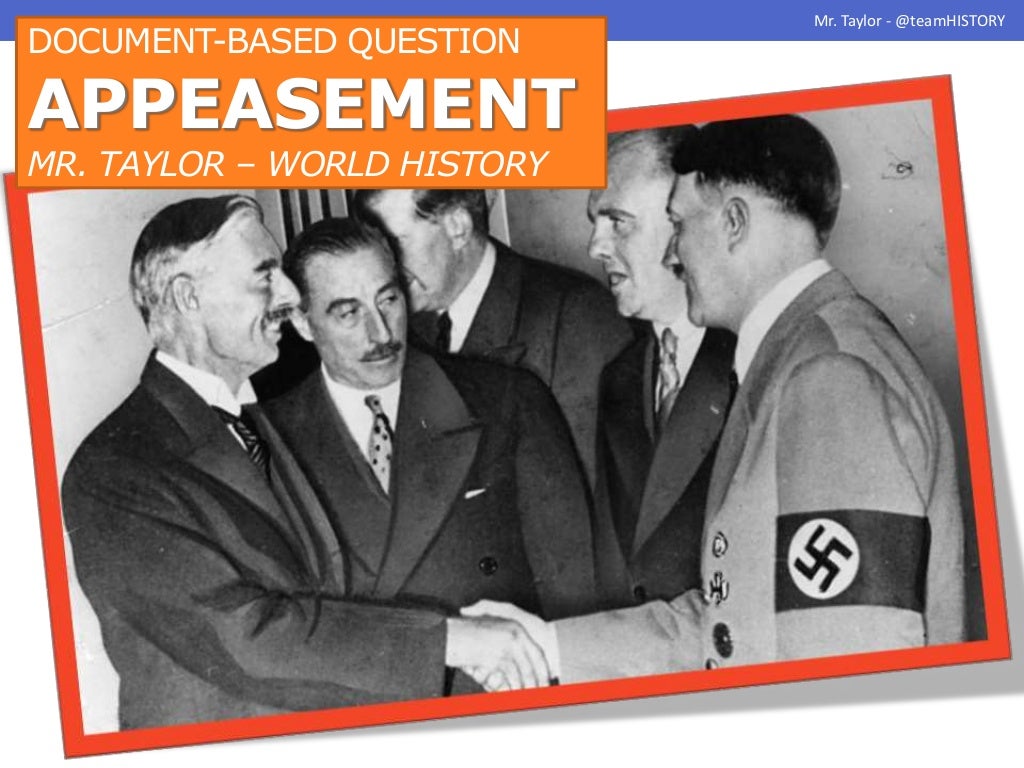Appeasement appeasement
