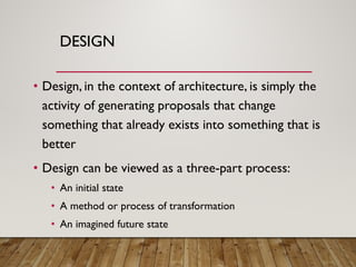 10-Design & the Design Process of architecture.pdf