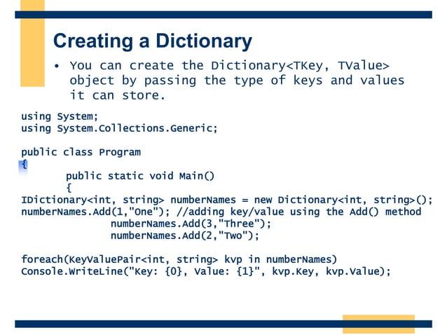 Topic 10 Computer Programming C# Dictionary.pptx