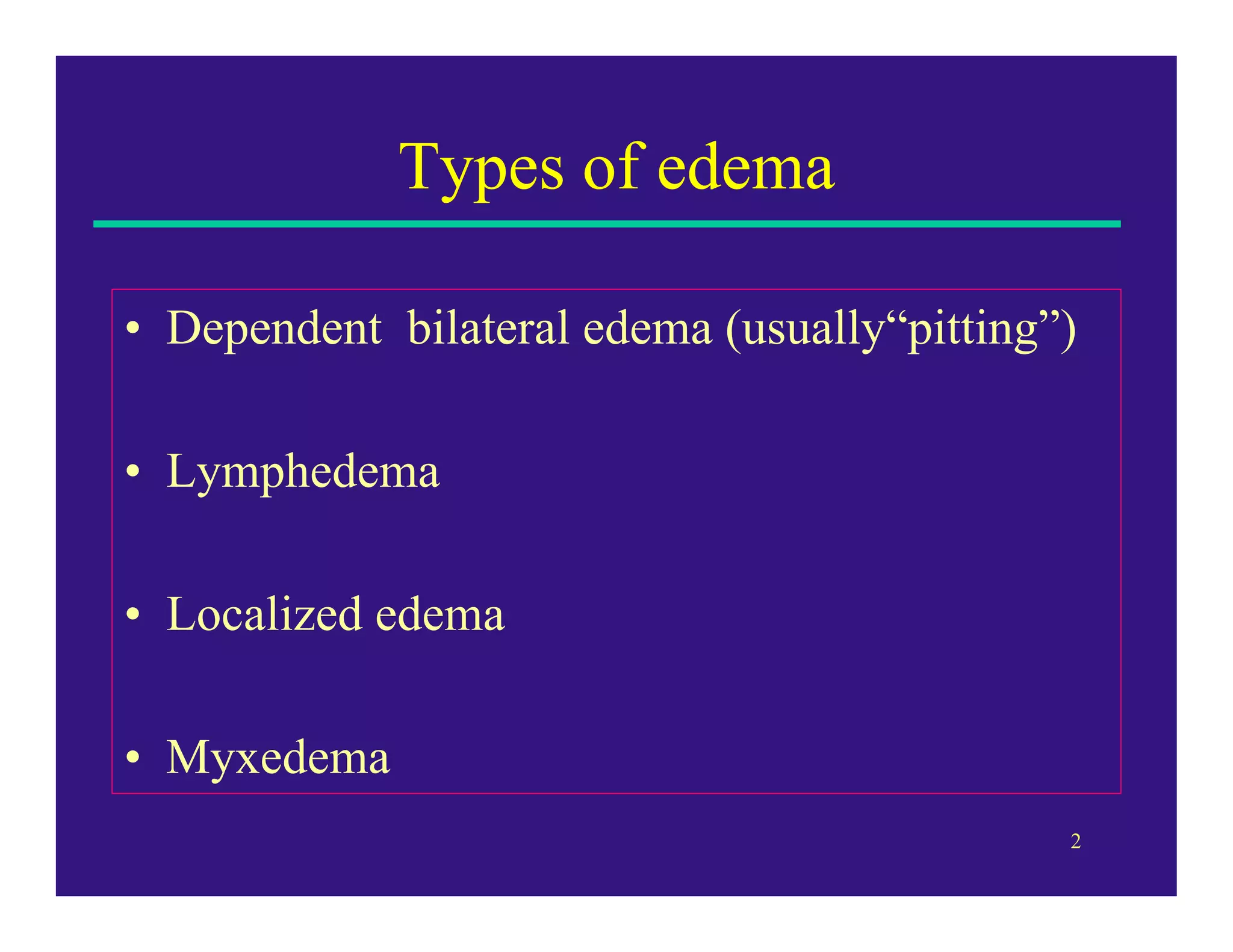 Edema | PDF