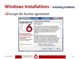10 end note installations | PPT