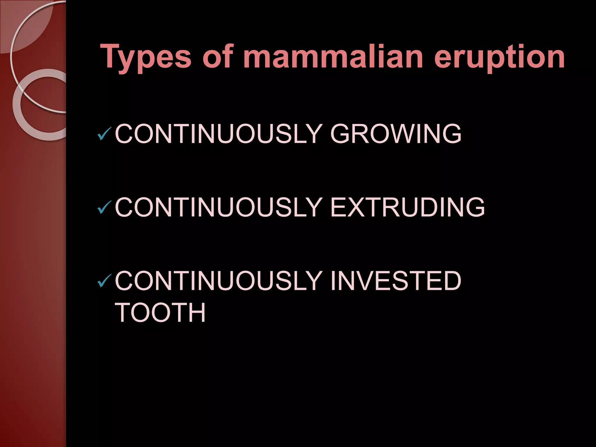 Eruption, shedding & teething problems | PPT