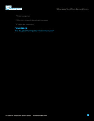10 Examples of Social Media Command Centers | PDF