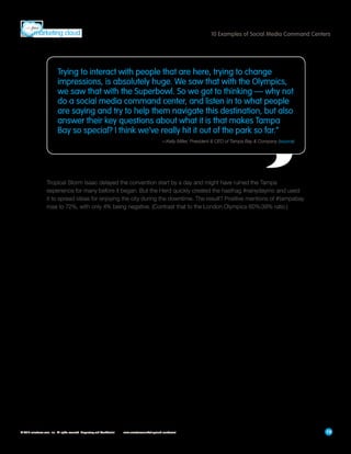 10 Examples of Social Media Command Centers | PDF