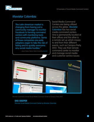 10 Examples of Social Media Command Centers | PDF