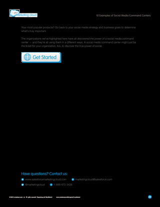 10 Examples of Social Media Command Centers | PDF