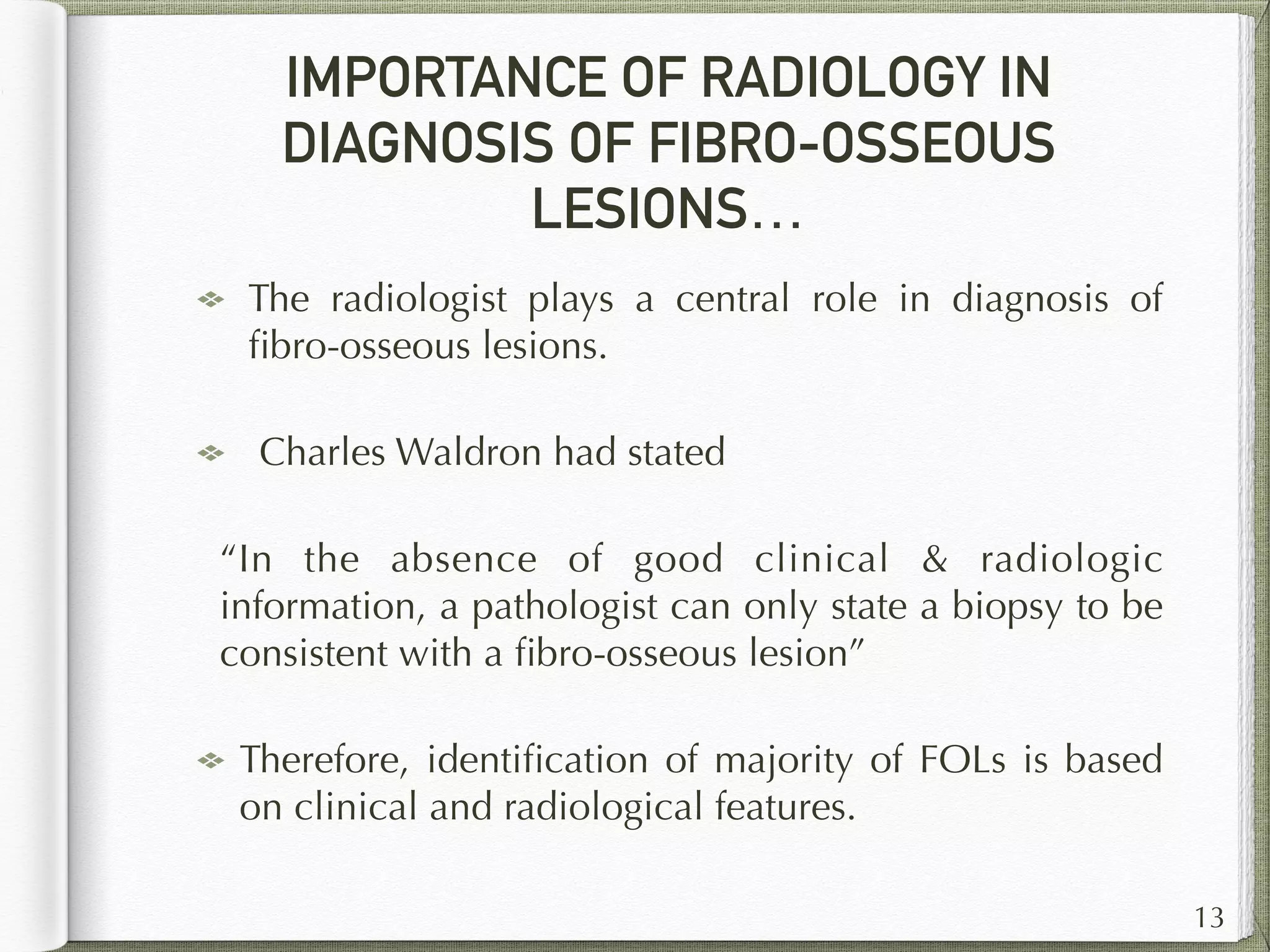 Fibro-osseous Lesions | PDF