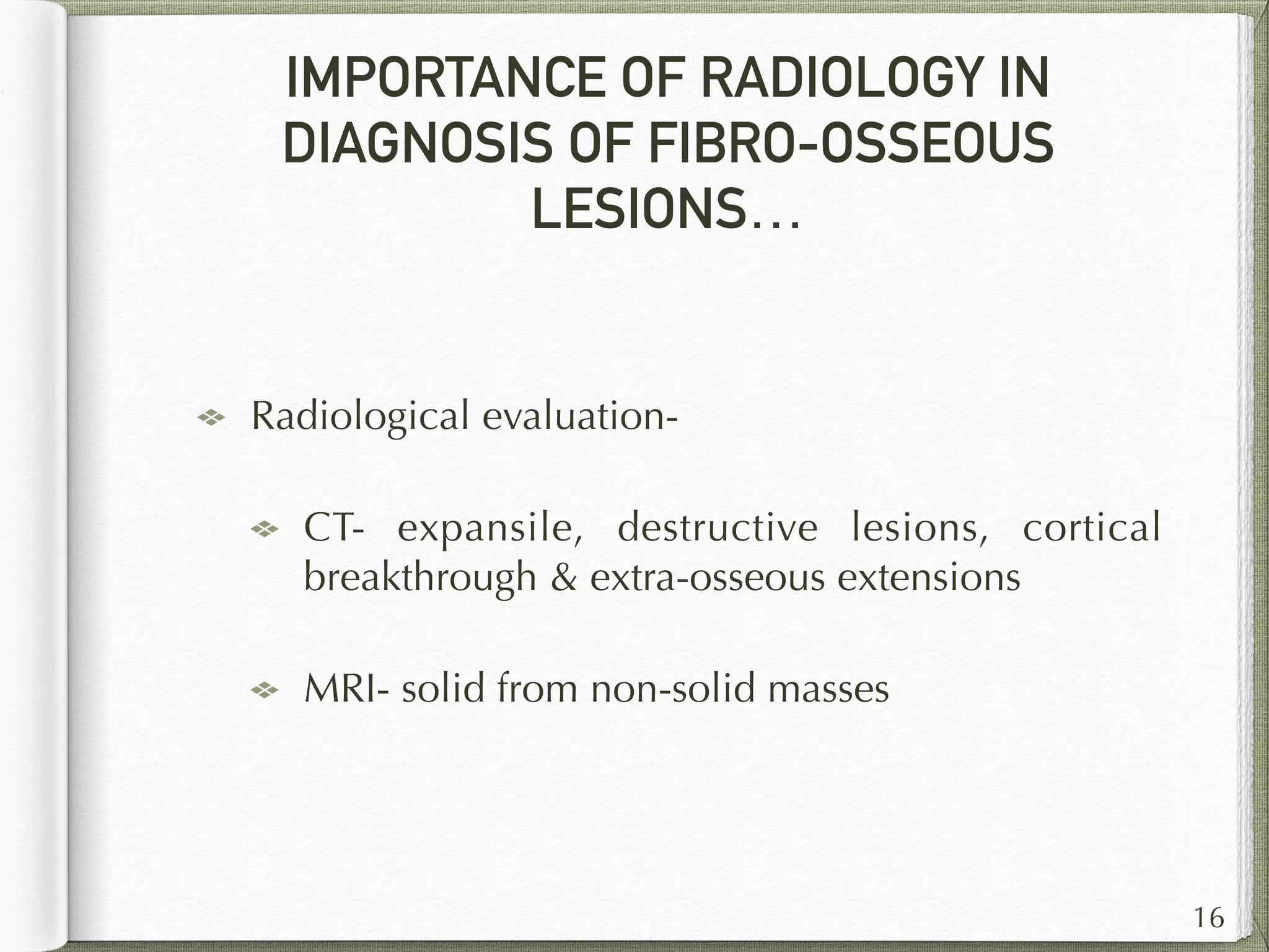 Fibro-osseous Lesions | PDF
