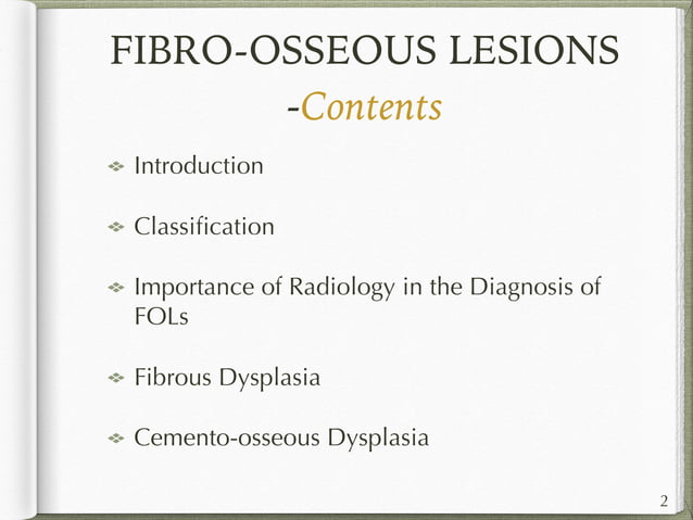 Fibro-osseous Lesions | PDF | Bone and Joint Conditions | Diseases and ...