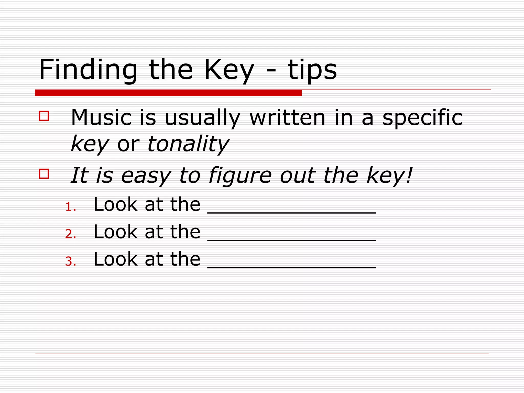 10 Finding Key And Transposition | PPT