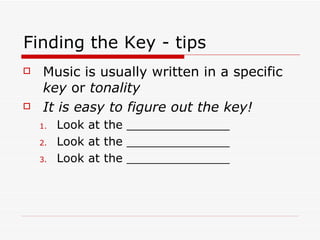 10 Finding Key And Transposition | PPT