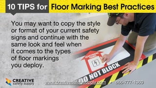 10 Floor Marking Tips | PDF