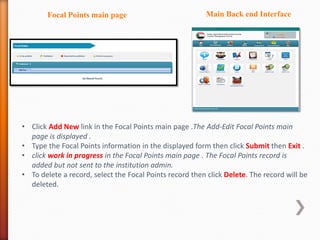 Focal Points Presentation | PDF