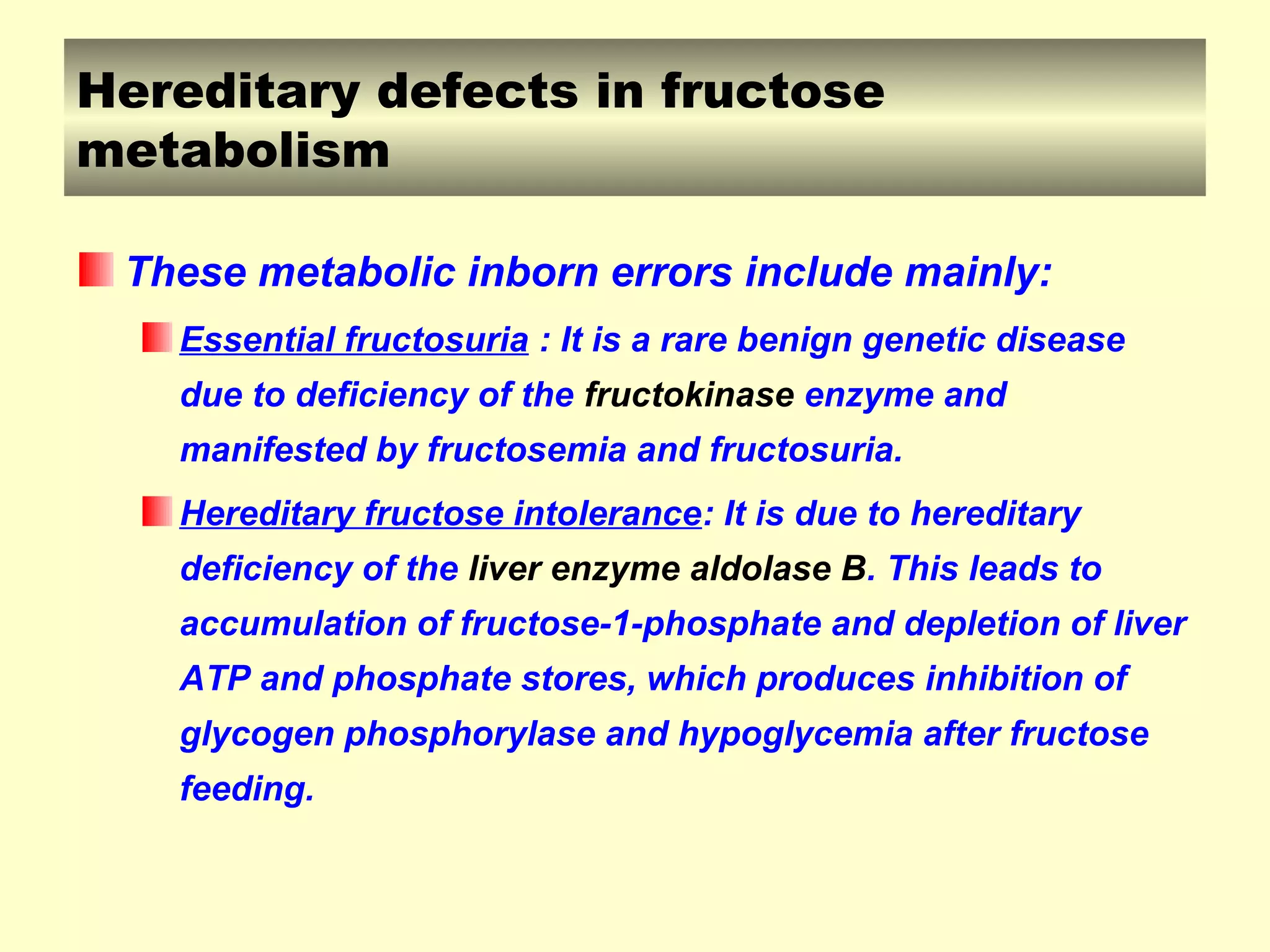 10 galactose and fructose metabolism | PPT