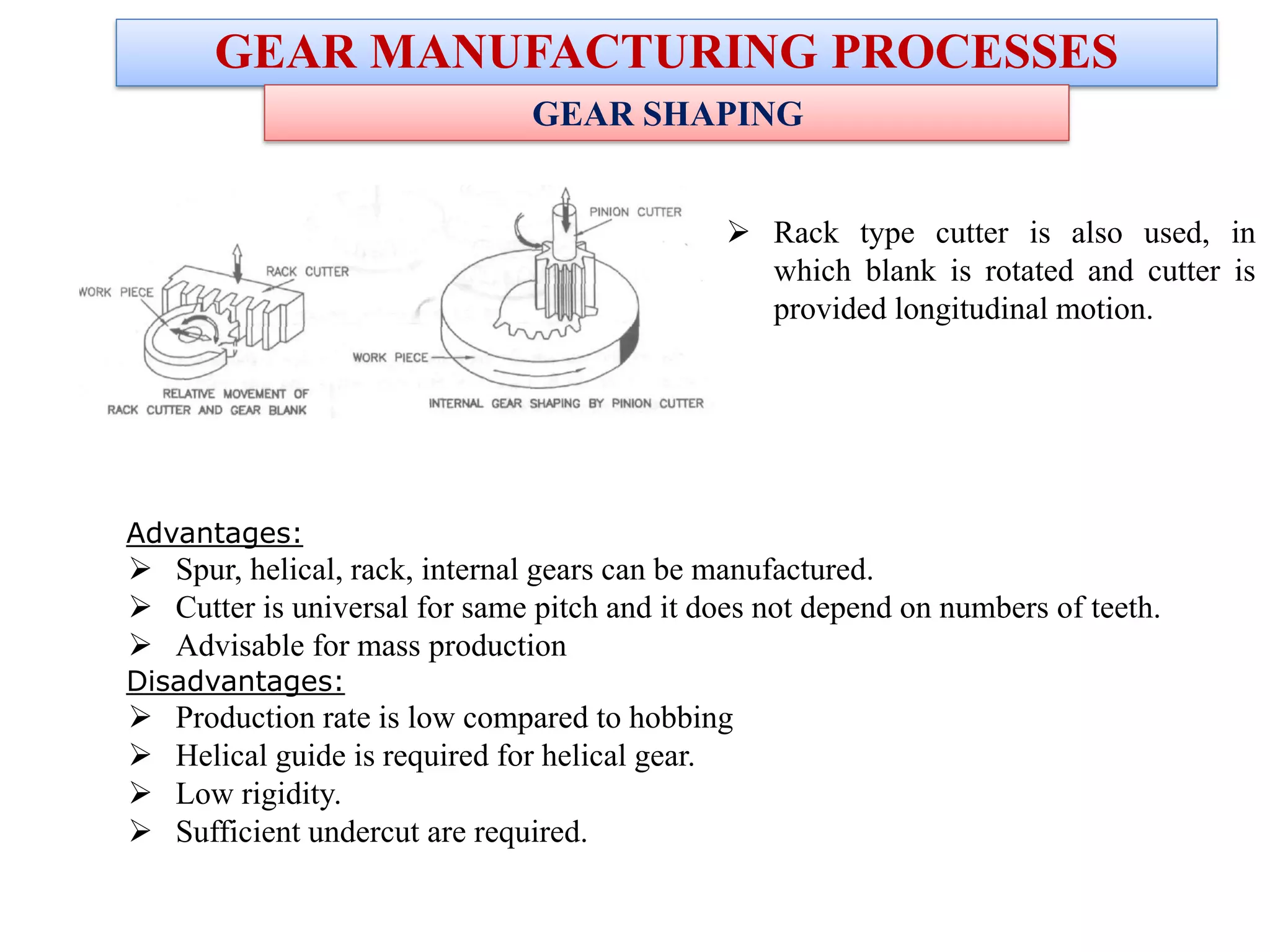 10 gear manufacturing process | PDF