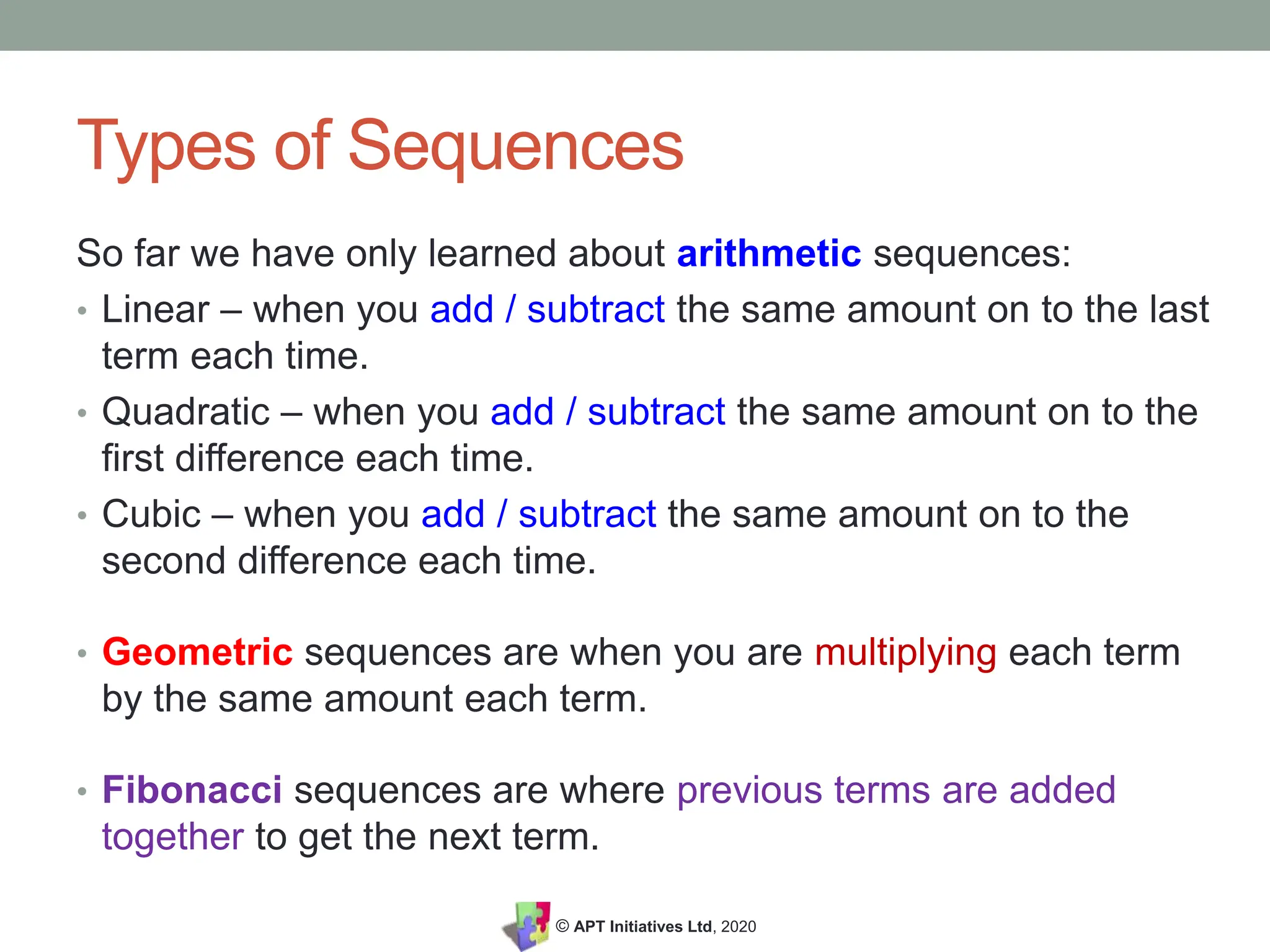 Igcse/ grade 9/ 10 Math 10-Geometric-Sequences.ppsx