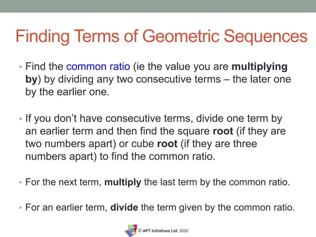 Igcse/ grade 9/ 10 Math 10-Geometric-Sequences.ppsx