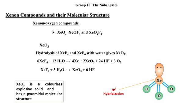 SPM Chemistry Group 18 Noble Gases Notes | PPTX | Chemistry | Science