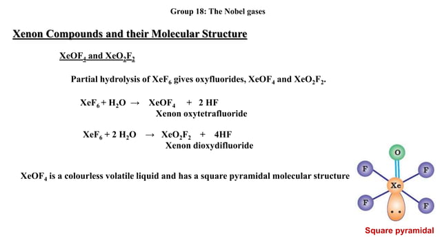 SPM Chemistry Group 18 Noble Gases Notes | PPTX | Chemistry | Science