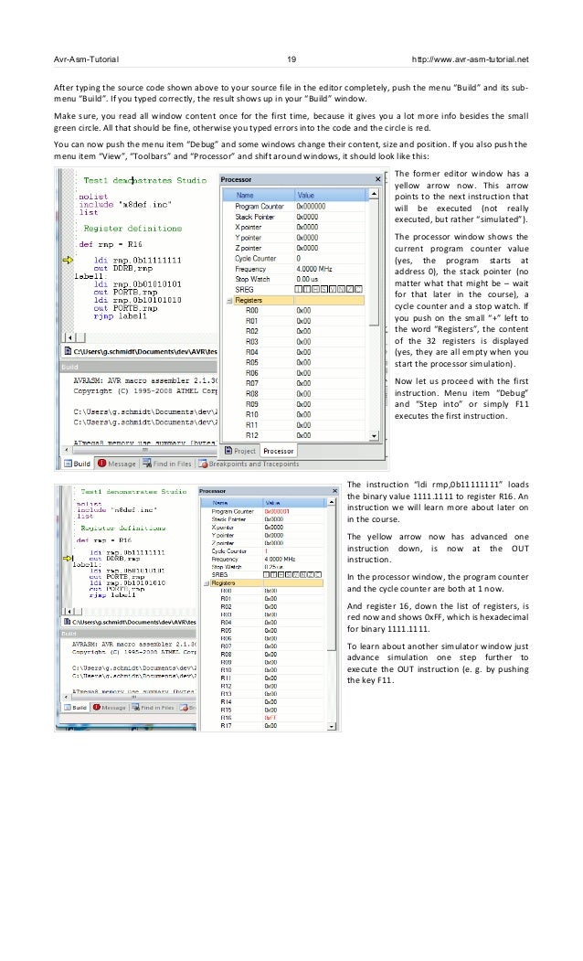 Guia De Linguagem Assembly Para Microcontroladores Atmel Avr