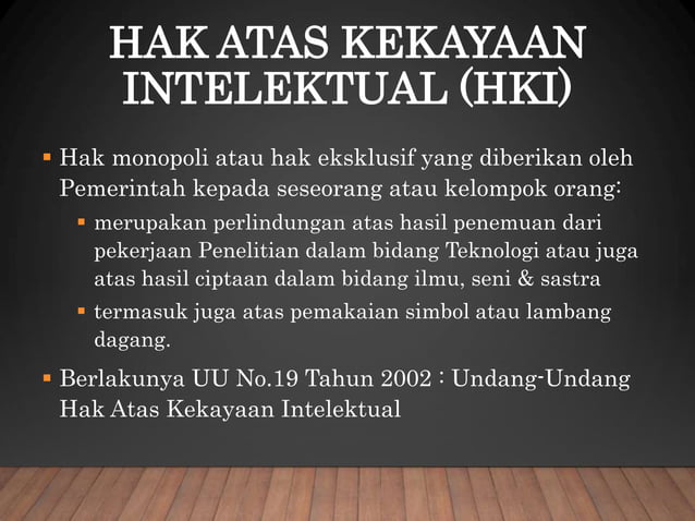 PERSENTASI HAK KEKAYAAN INTERNASIONAL.ppt