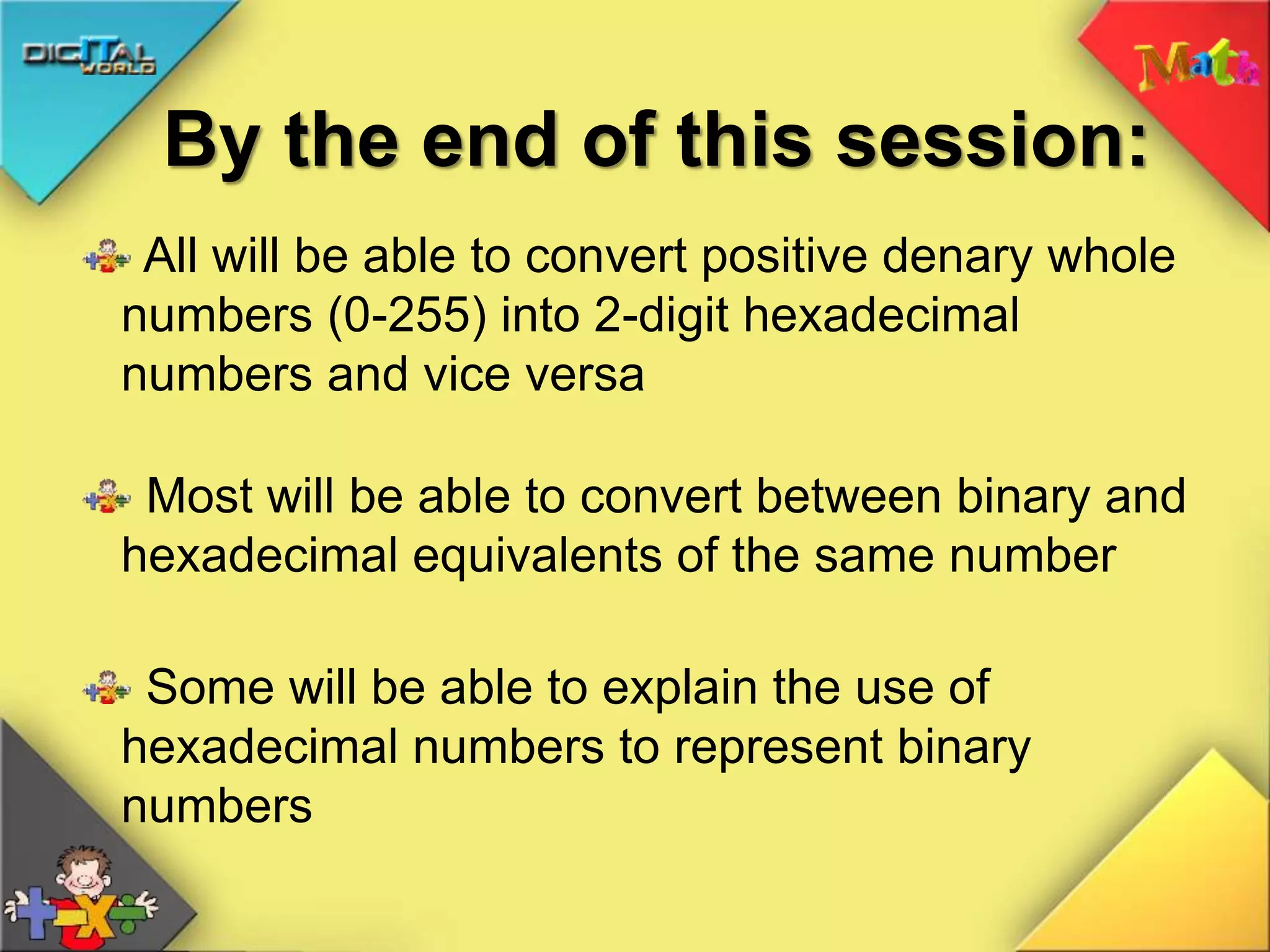 10 hexadecimal number system | PPTX