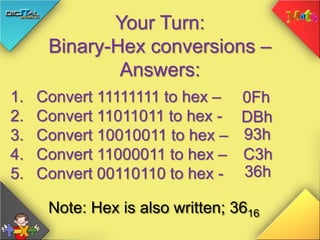 10 hexadecimal number system | PPTX
