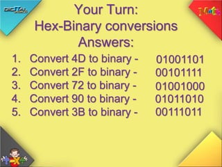 10 hexadecimal number system | PPTX