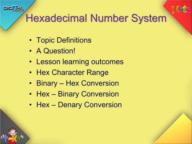 10 hexadecimal number system | PPTX