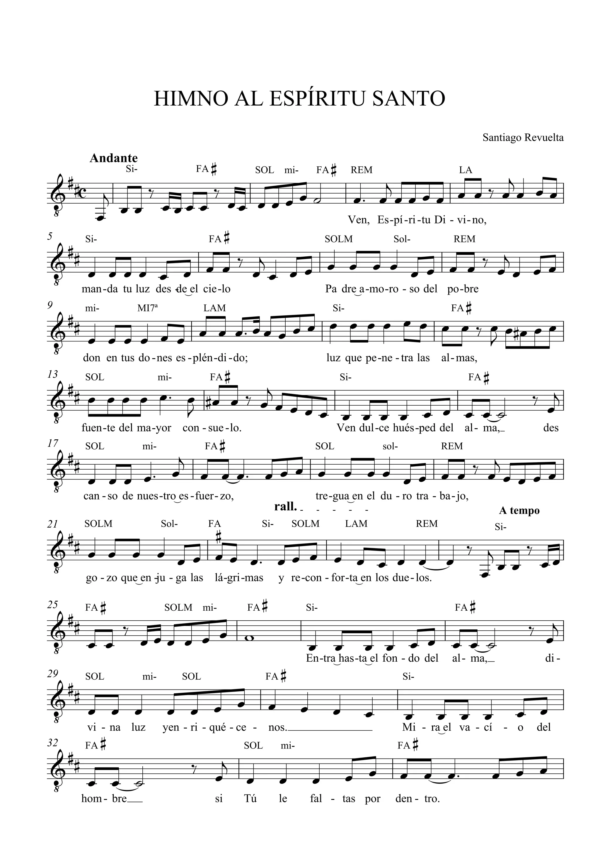 10 Himno Al Espíritu Santo Pdf