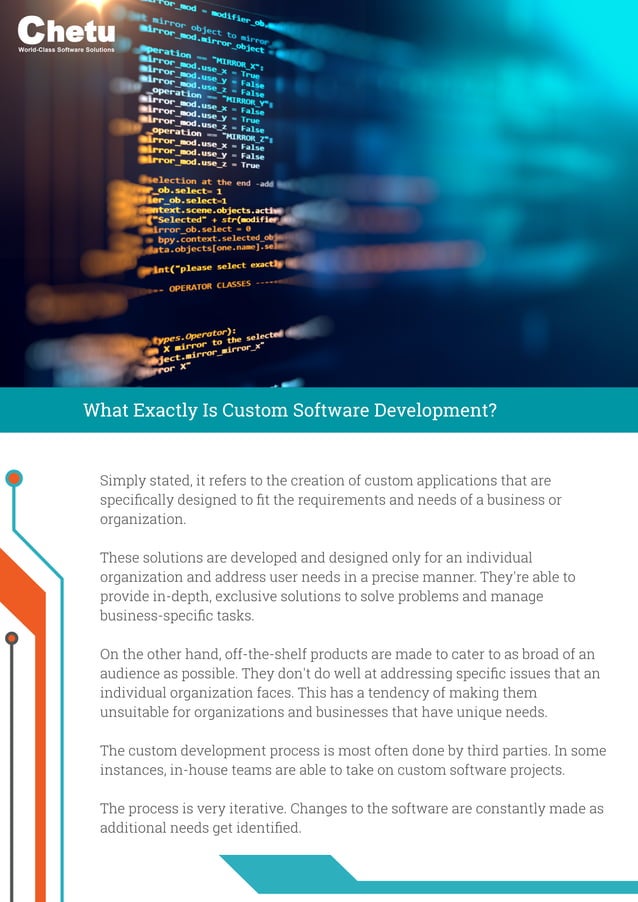 10 huge-reasons-why-businesses-need-custom-software-development1 | PDF | Shareware and Freeware ...